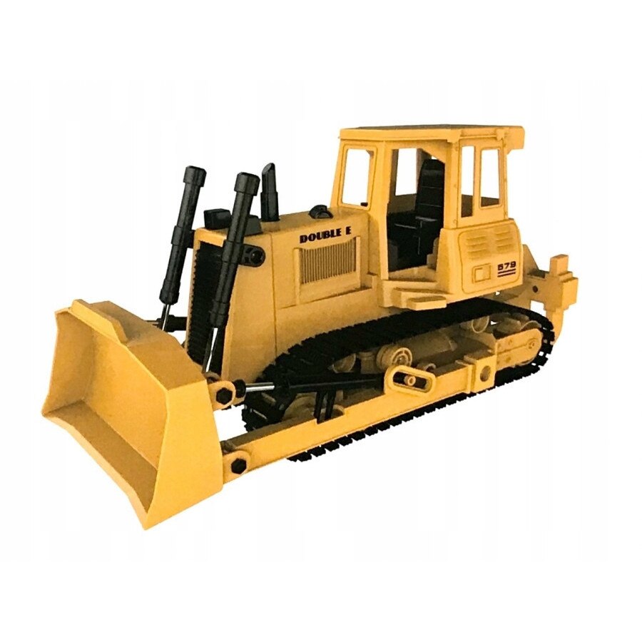 Buldozer de jucarie pentru copii cu telecomanda, Double E, ABS, 320 x ...