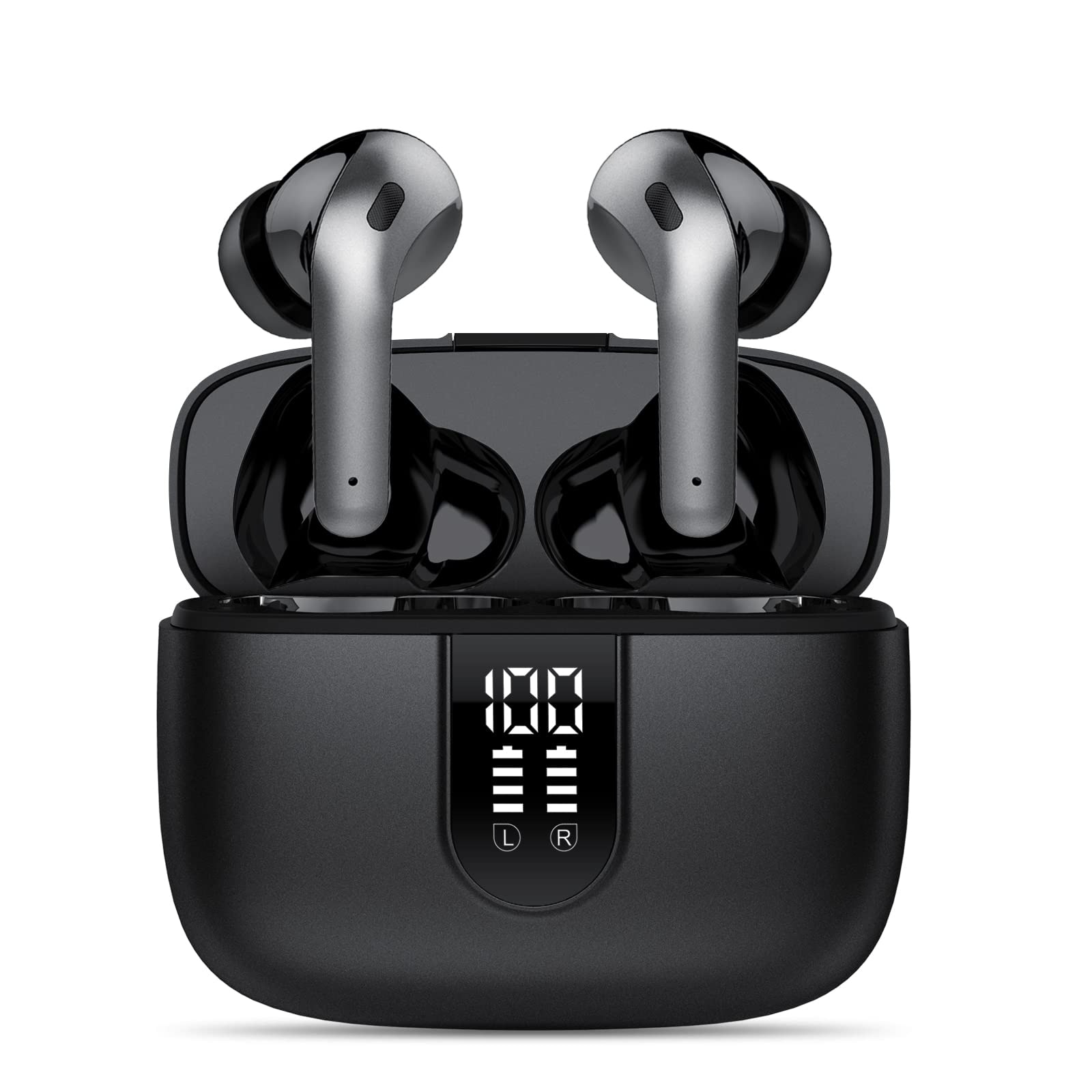 Casti Wireless "Likesmart EarBuds PRO", Autonomie 60H, Incarcare Rapida ...