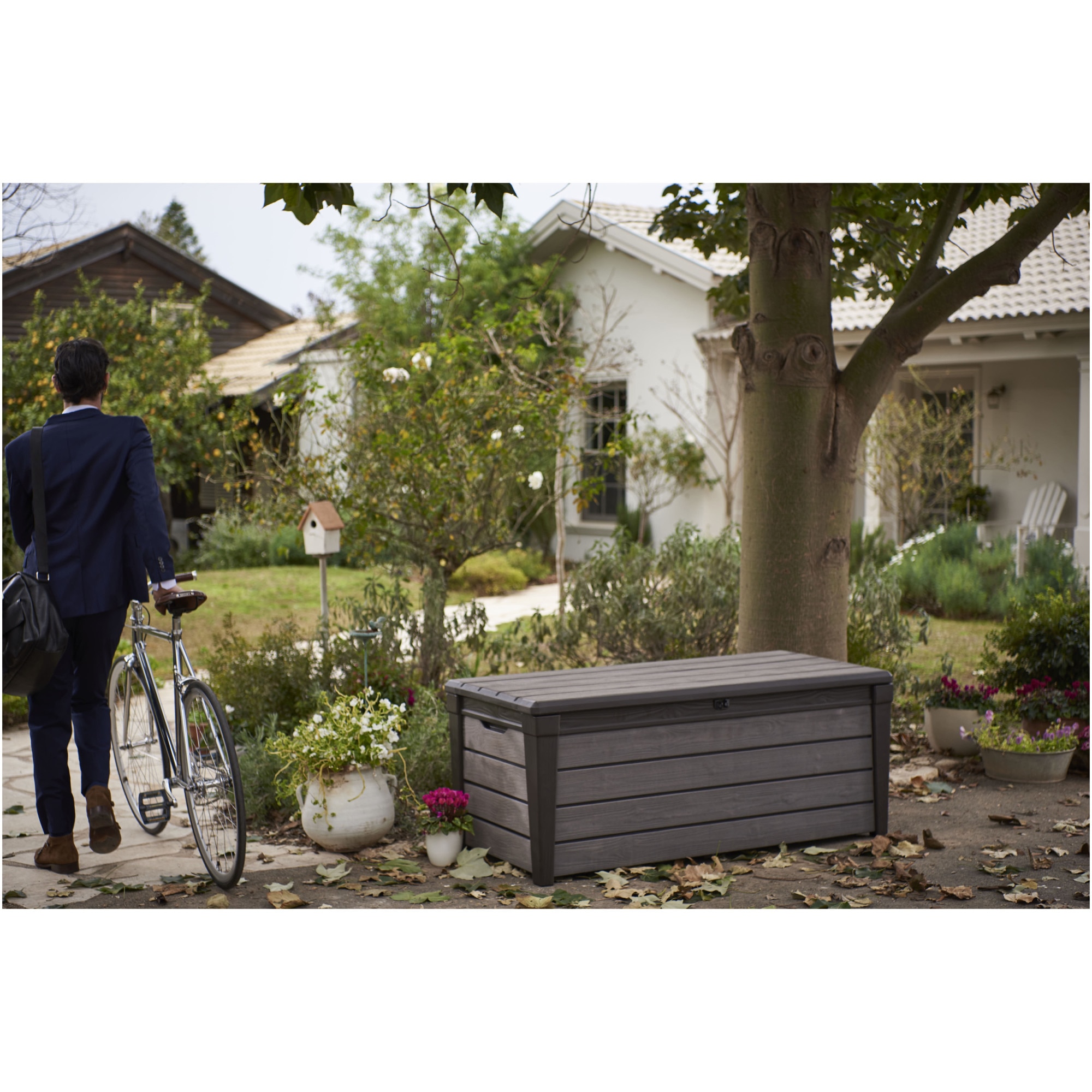 Lada multifunctionala depozitare pentru gradina Keter Brushwood 454 L ...