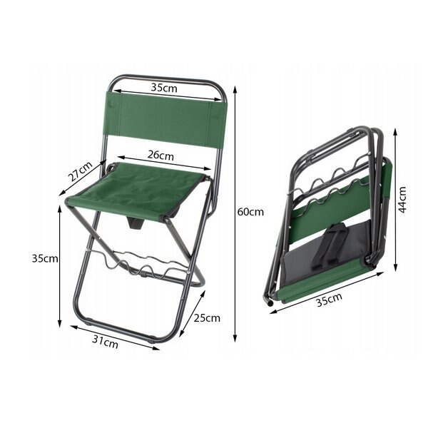 Scaun Pliabil Pescuit, Suport De Undite Sau Lansete, Stabil, Usor de ...