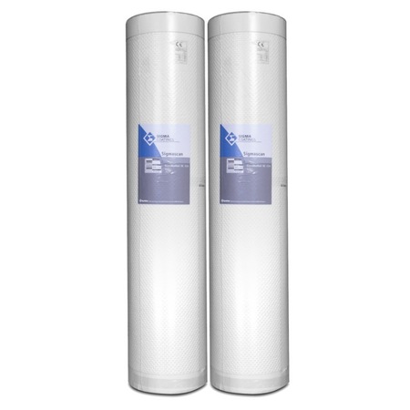 Set 2 x Tapet decorativ, Sigma, SC114, Din fibra de sticla, Structura ...