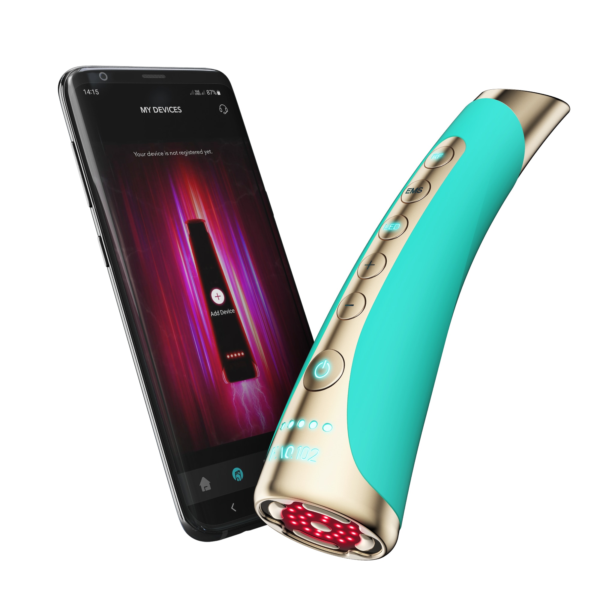 Dispozitiv pentru intinerire faciala profesionala, cu radiofrecventa ...