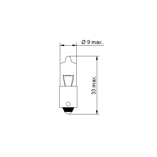Bec auto halogen H6W, Tesla, 12V/6W - eMAG.ro