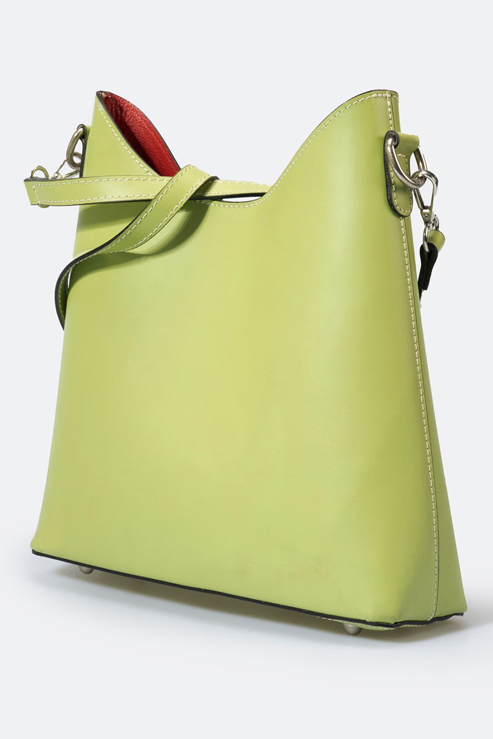 Massimo Castelli, Geanta hobo de piele, Verde fistic - eMAG.ro