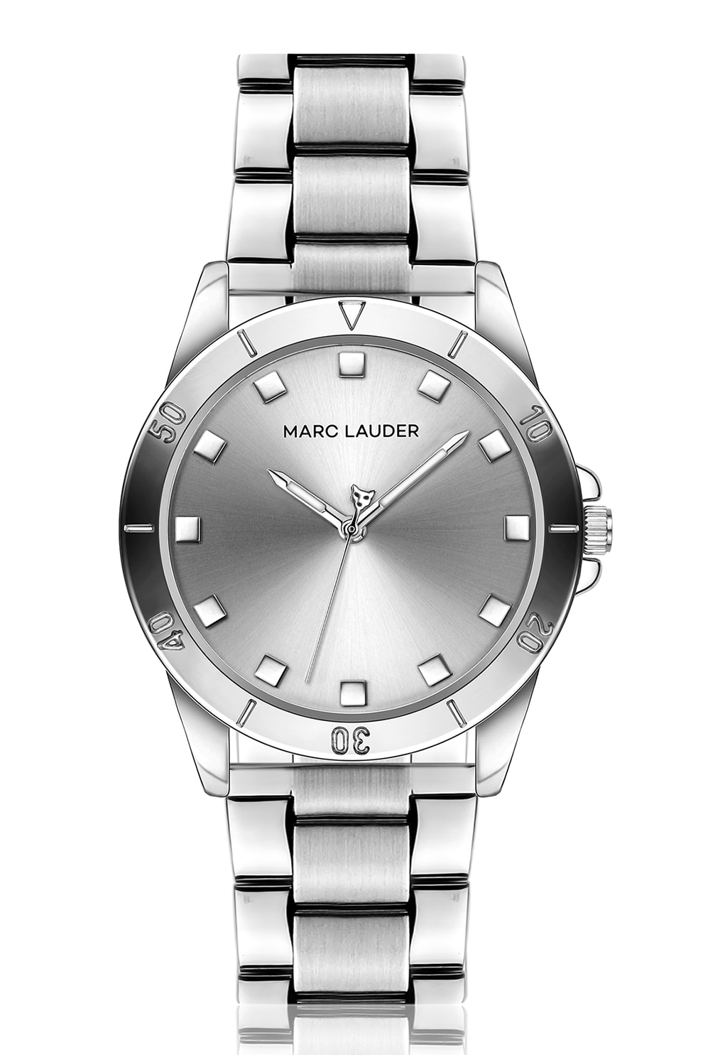 Marc Lauder, Ceas analog cu o bratara metalica, Argintiu - eMAG.ro