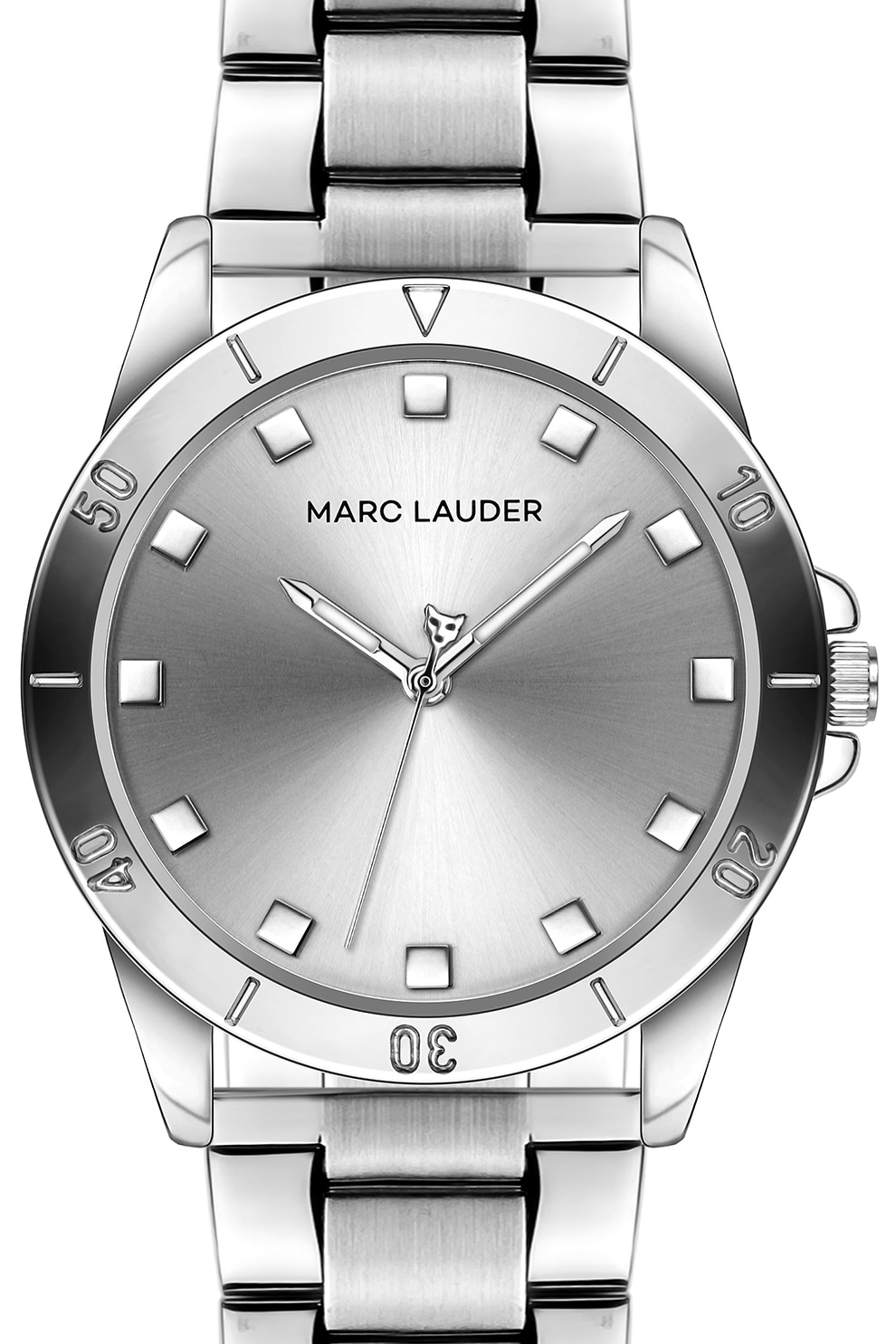 Marc Lauder, Ceas analog cu o bratara metalica, Argintiu - eMAG.ro