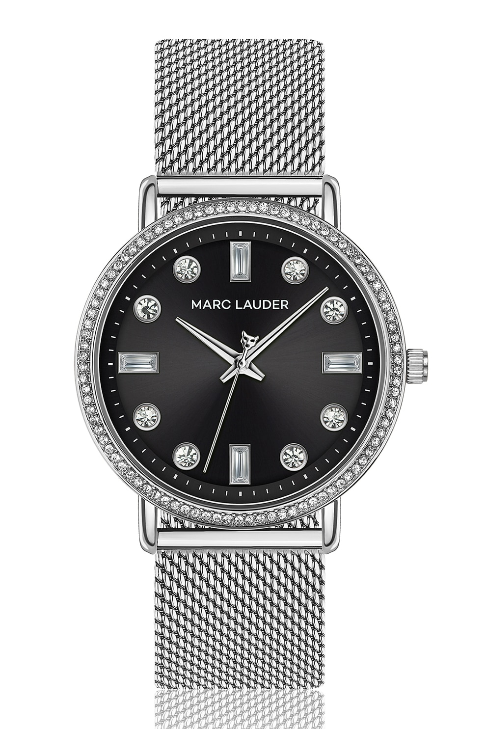 Marc Lauder, Analóg karóra kristályokkal, Ezüstszín - eMAG.hu
