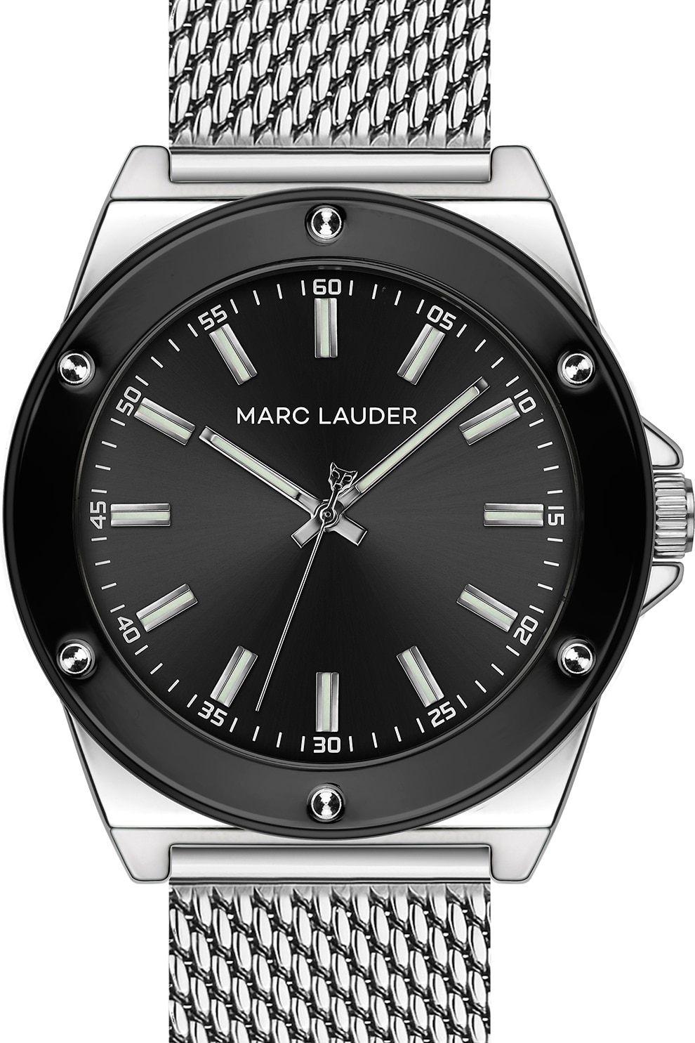 Marc Lauder, Ceas quartz cu logo pe cadran, Argintiu - eMAG.ro