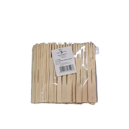 Set 100 bucati scobitori din lemn pentru aperitive, Wei - eMAG.ro