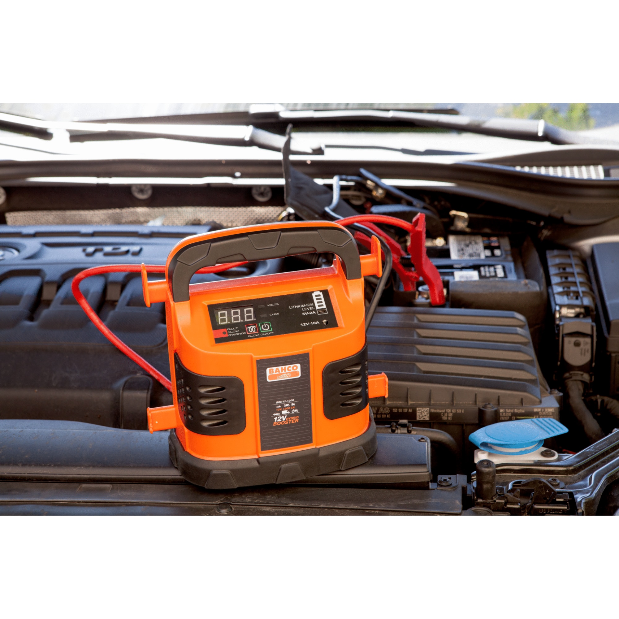 Redresor auto, Bahco, Hybrid Booster, 12V, 1200CA, Multicolor - eMAG.ro