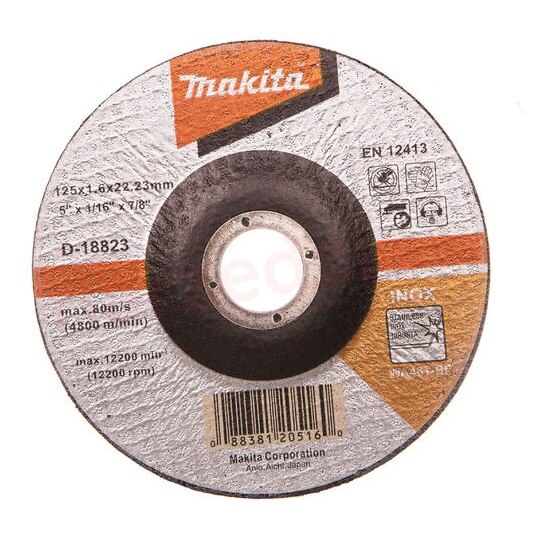 Disc de taiere pentru metal, Makita,125/22.23/1.6 mm - eMAG.ro