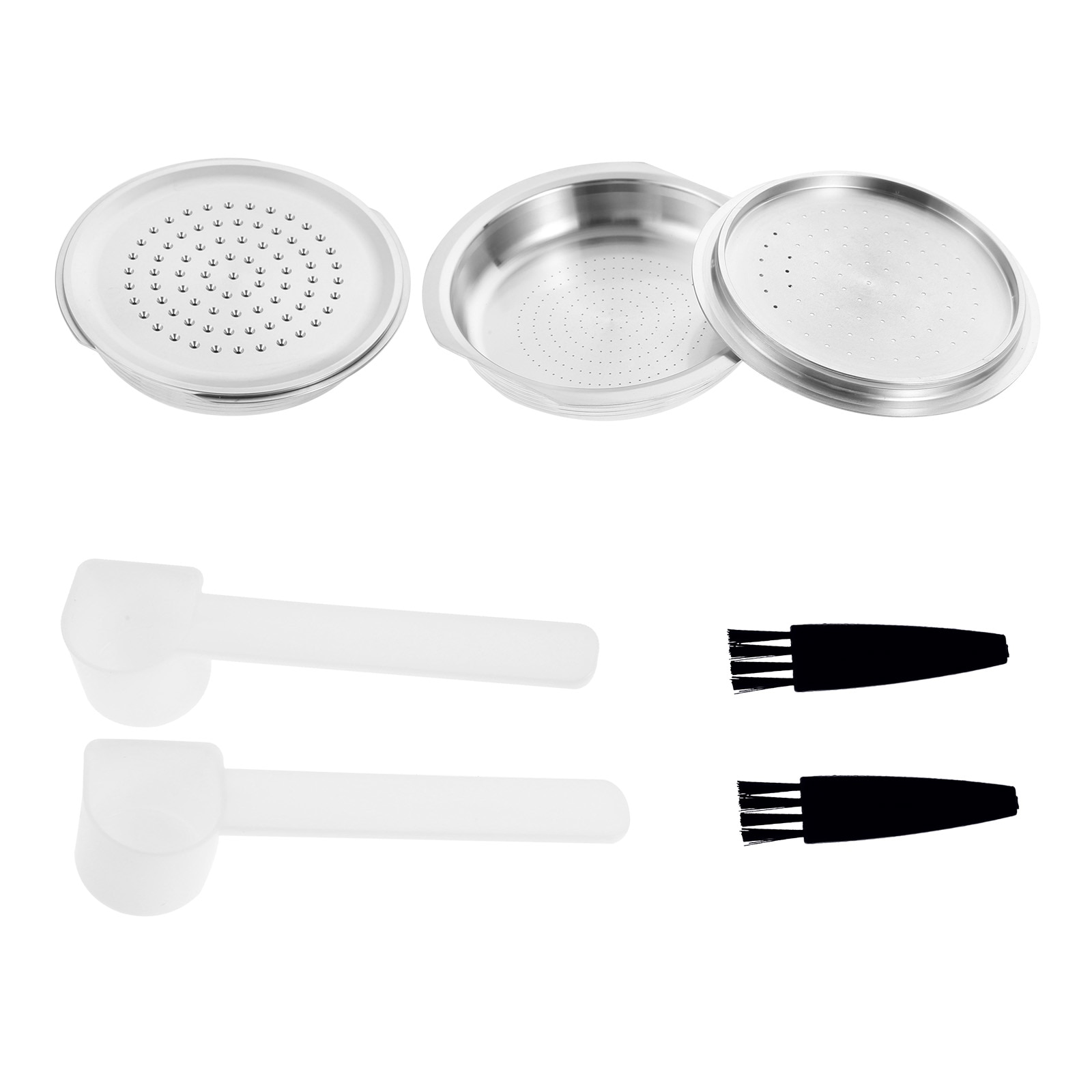 Set Capsula Cafea Reutilizabile, cu Lingura si Perie pentru Philips ...