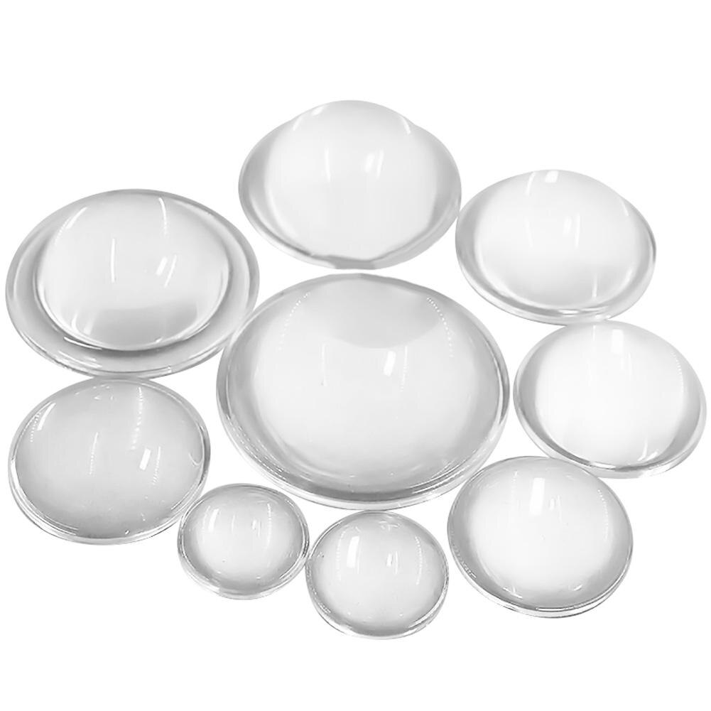Lentila optica convexa din sticla borosilicata, set 30/44/54/66mm ...
