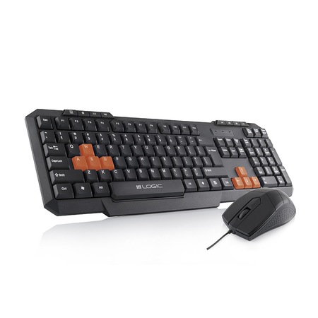 Set tastatura + mouse Logic, Modecom, Negru - eMAG.ro