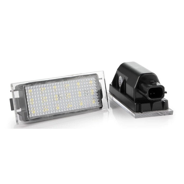Set lampi numar Ventoo®, cu led, fara eroare de bec ars, canbus ...