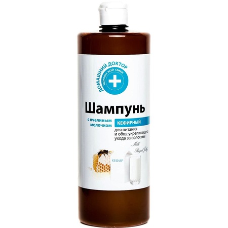 Укрепващ хранителен шампоан с кефир и пчелно млечице, 1000 мл, Doctorul ...