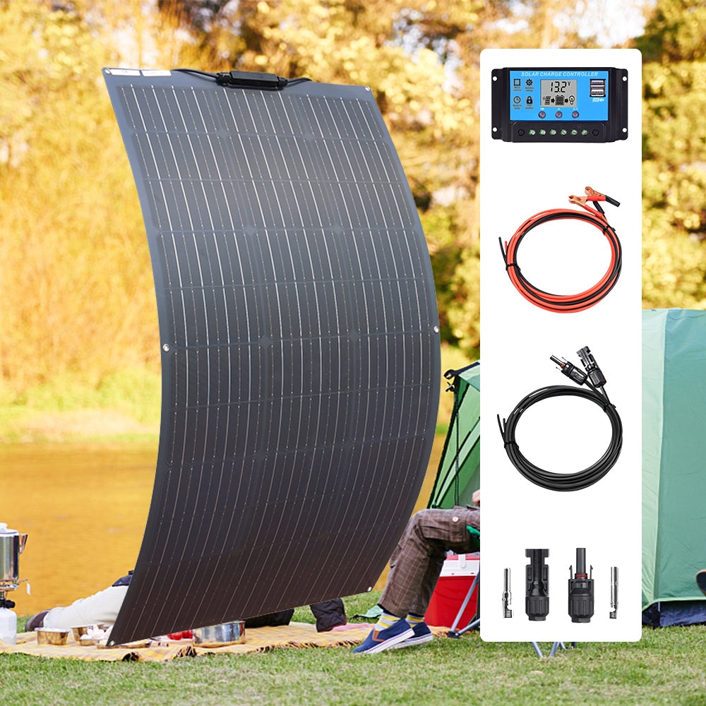 Kit Panou Solar Monocristalin 100W, 36 Celule, 955 x 530 x 2.5mm - eMAG.ro