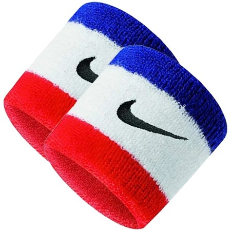 Mansete Nike SWOOSH, unisex, alb/rosu/albastru - eMAG.ro