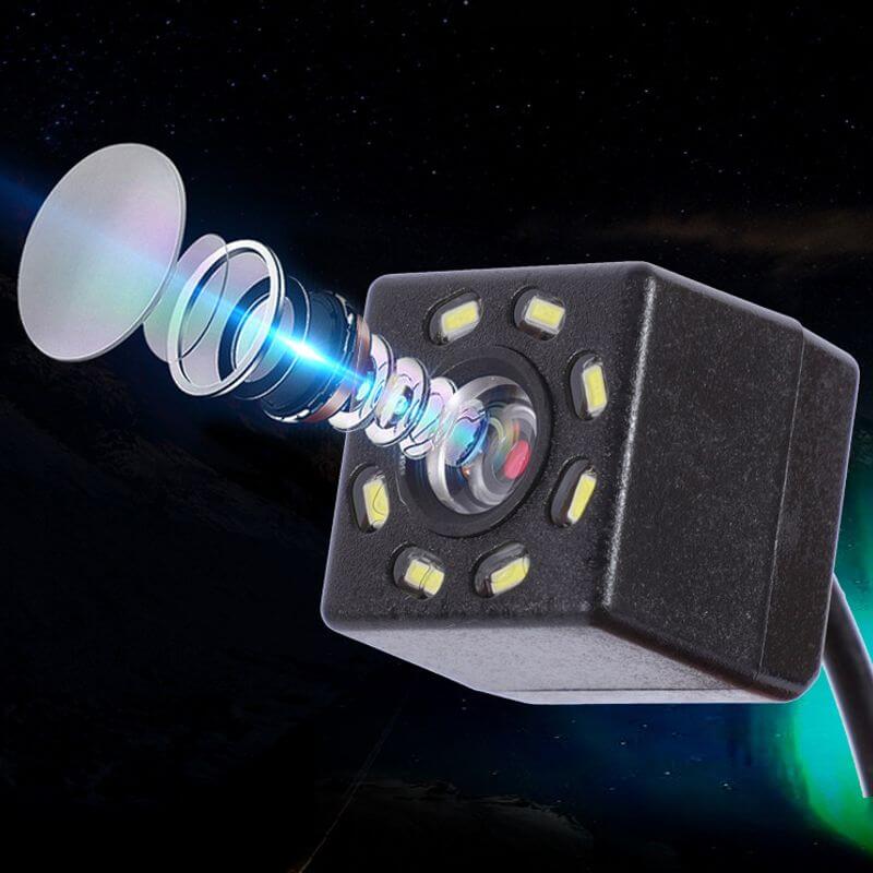 Camera marsarier 8 led, unghi larg 170°, cablu 6m - eMAG.ro