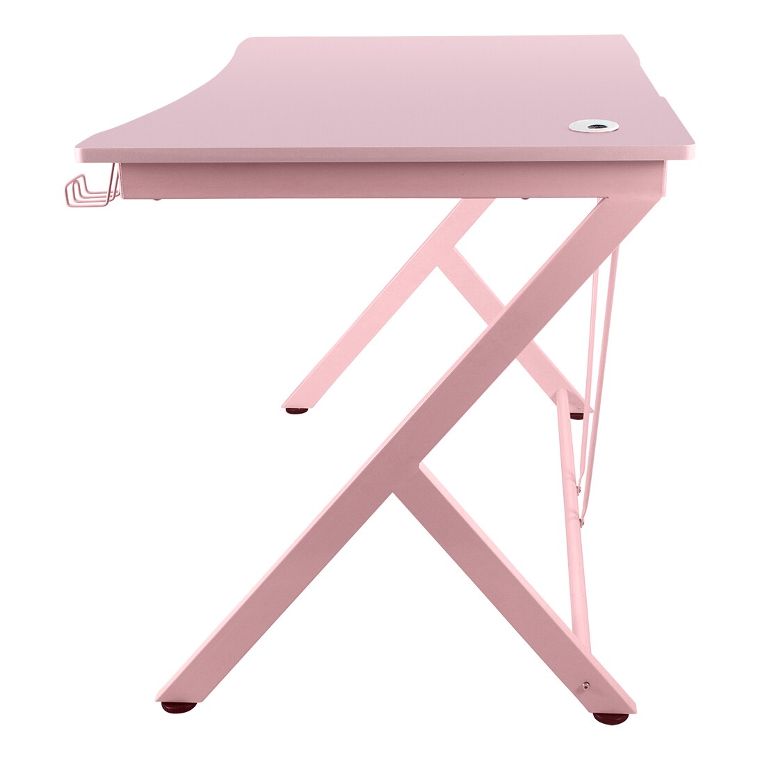 Birou de gaming DELTACO GAMING 116x75x75cm, picioare metalice ...