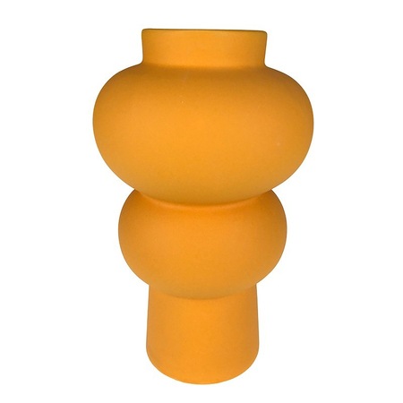 Vaza din ceramica cu baza ingusta si doua cercuri suprapuse, M2,11X15 ...