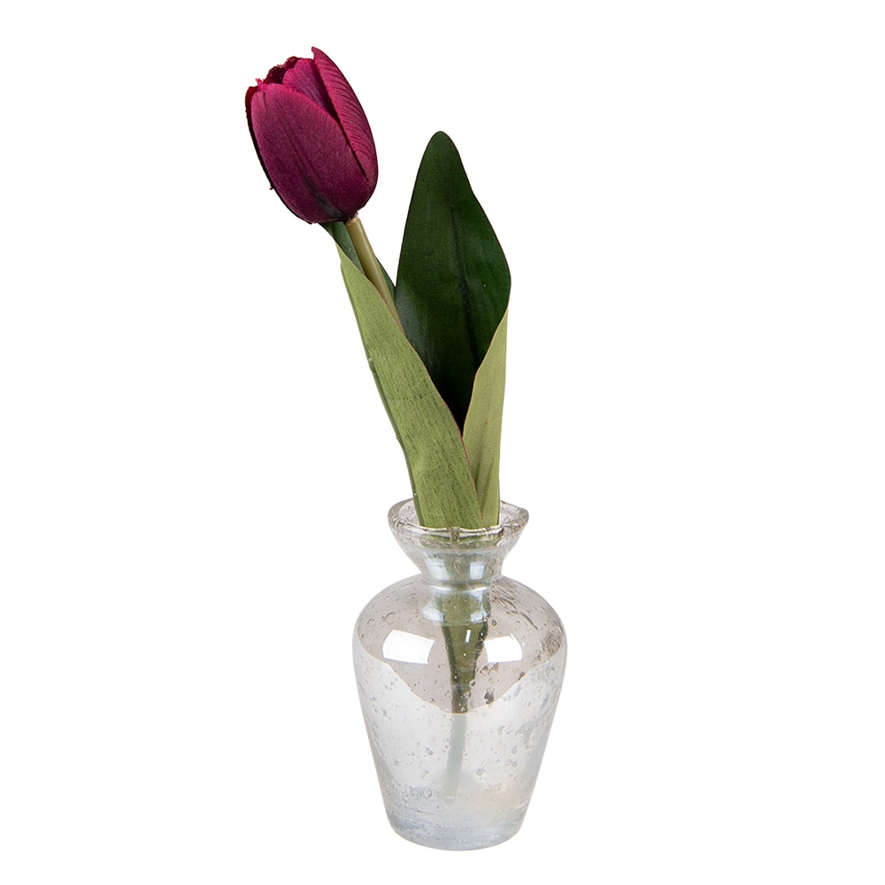 Set 2 vaze sticla transparenta 6x10 cm - eMAG.ro