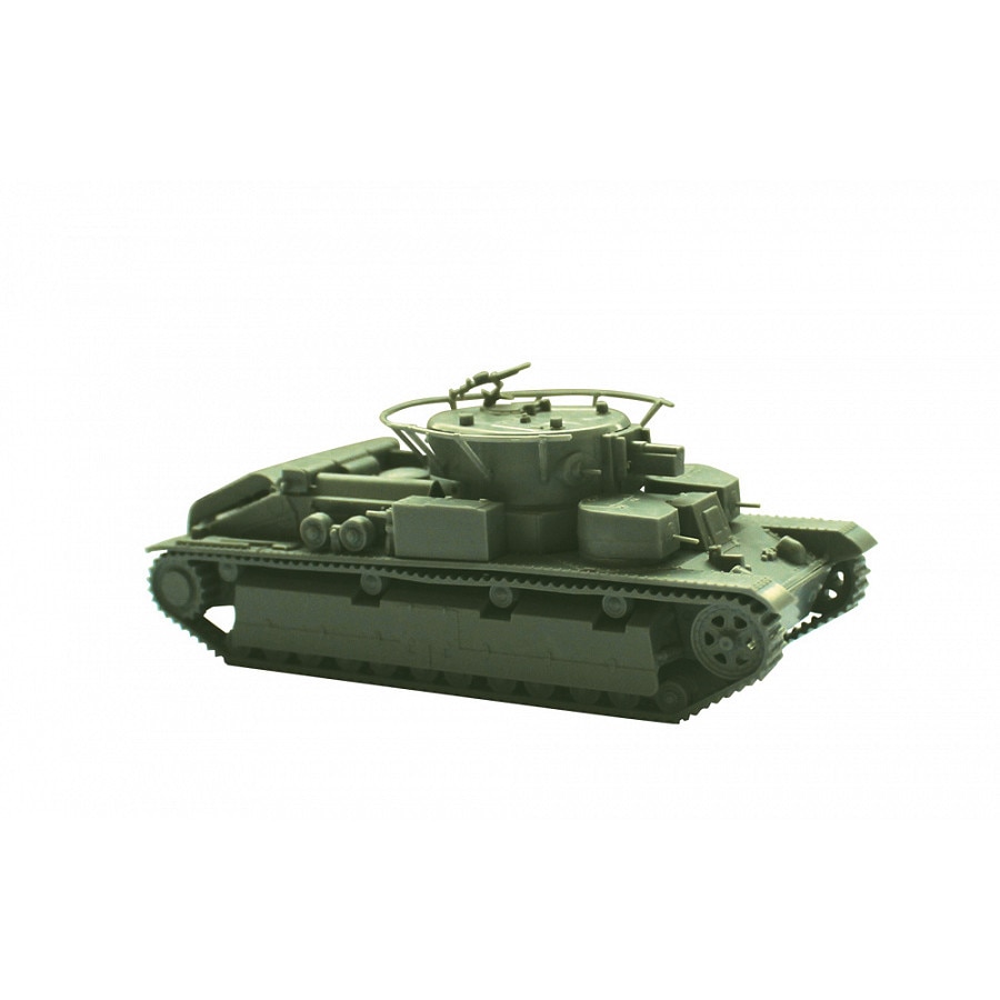 Macheta Militara Zvezda T-28 Soviet Medium tank model 1936-1940 1:100 ...