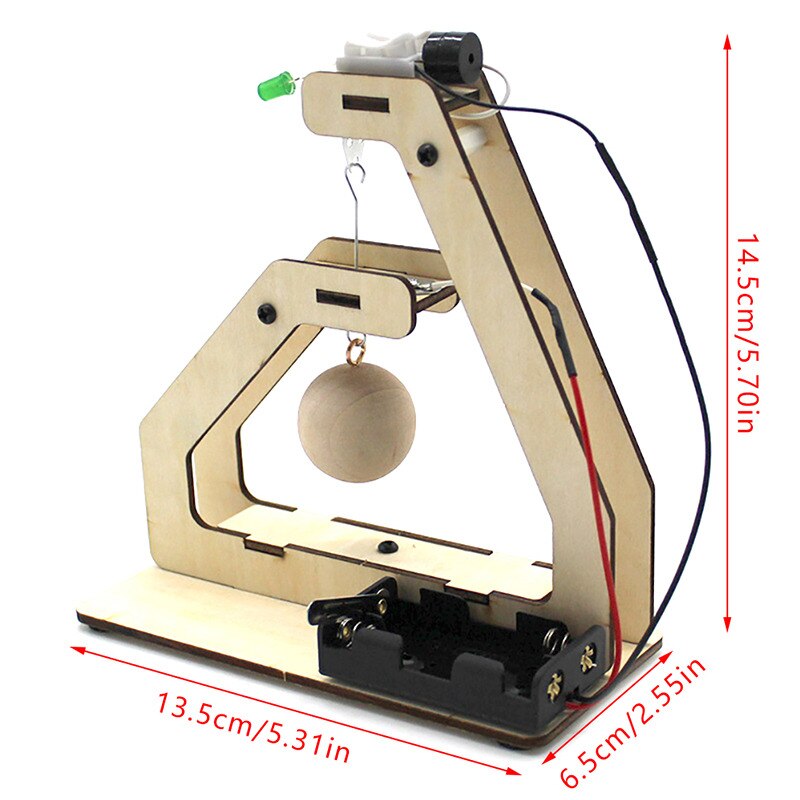 Detector de tip puzzle pentru cutremur cu alarmare cu pendul din lemn ...