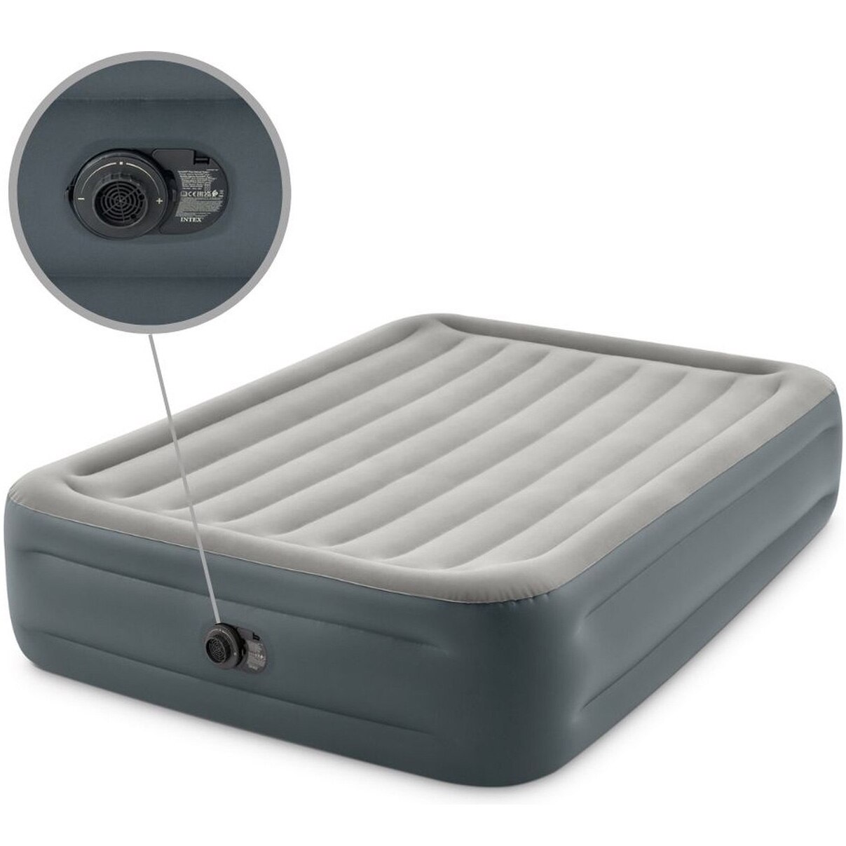 INTEX Essential Rest "Queen Size" felfújható matrac, 152x203x46 cm ...