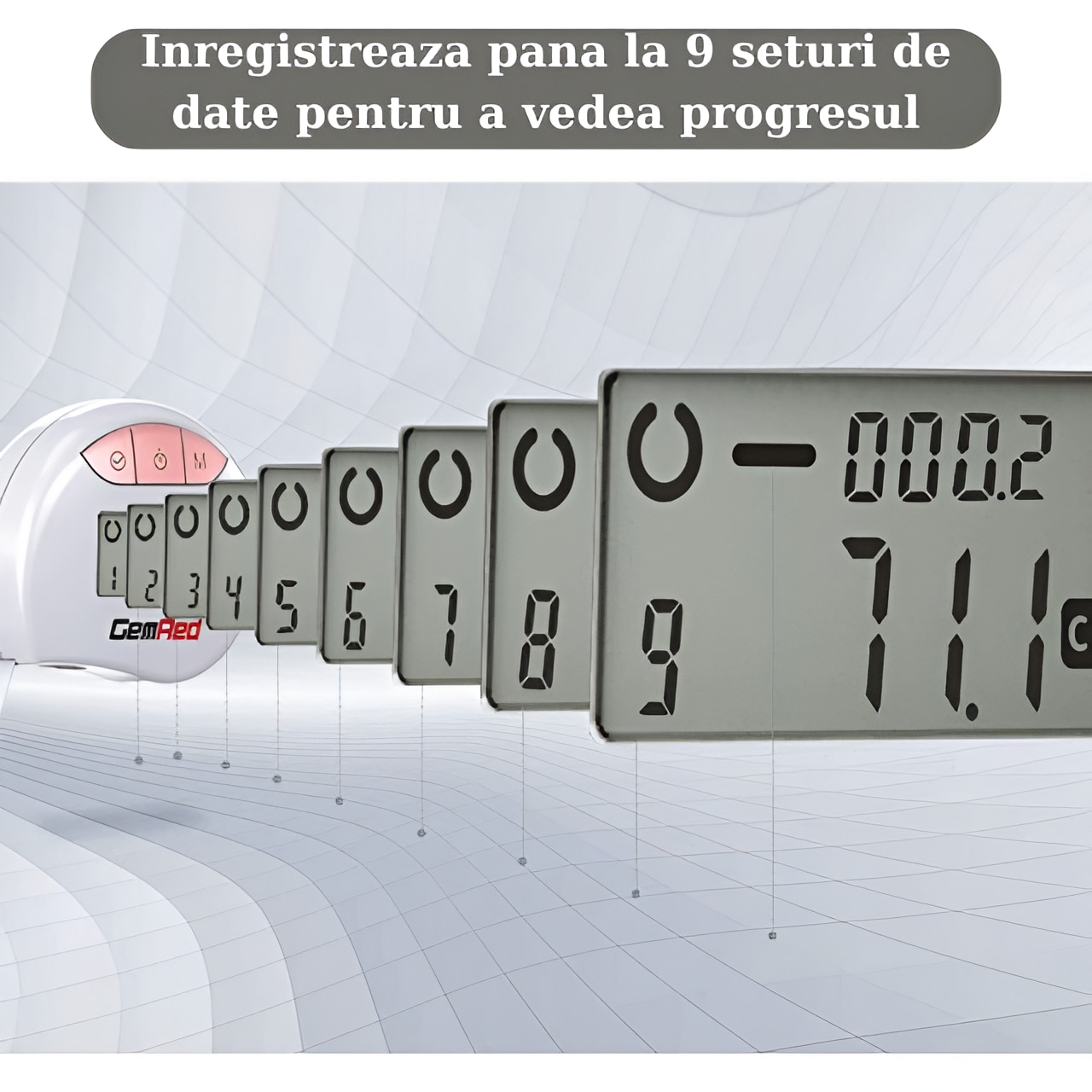 Ruleta centimetru cu afisaj digital, masoara-ti talia cu precizie si ...