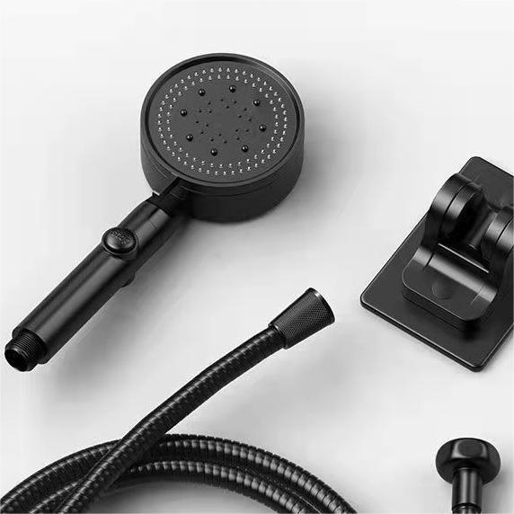 Set dus cu cap de dus sub presiune, ABS, 1.5 m, Negru - eMAG.ro