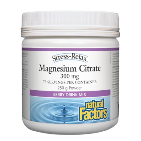 Supliment alimentar, Natural Factors, Citrat de magneziu Stress-Relax ...