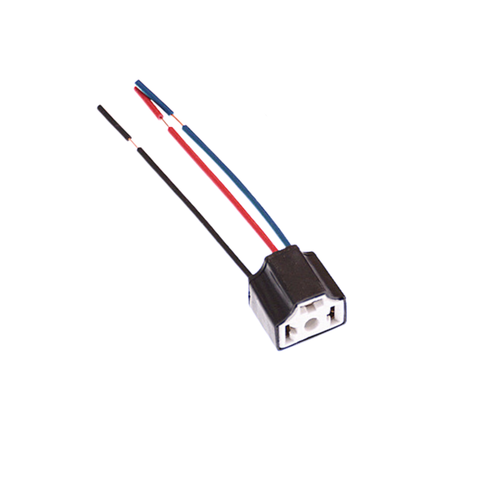 Conector H4 Ceramic, 3-Pini, cu fire, pentru Lumini, Auto, Moto, Camion ...