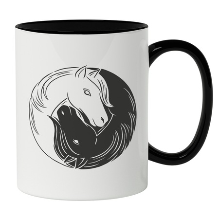 Cana Cu Simbol Yng Si Yang, Cal Alb Negru, Bine Si Rau, Mituri Vechi ...