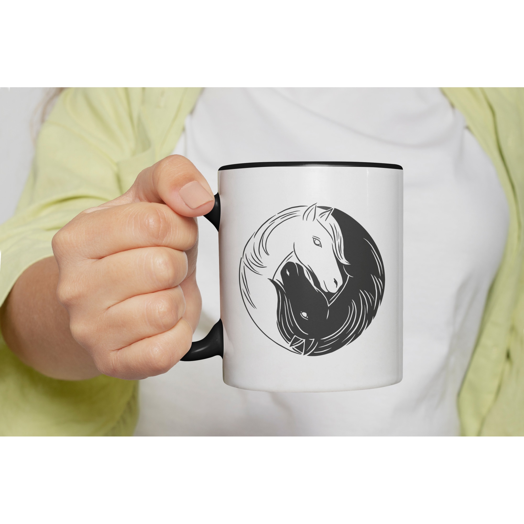 Cana Cu Simbol Yng Si Yang, Cal Alb Negru, Bine Si Rau, Mituri Vechi ...