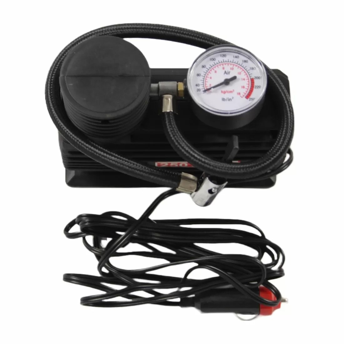 Compresor anvelope cu manometru, 12V, cu priza bricheta - eMAG.ro