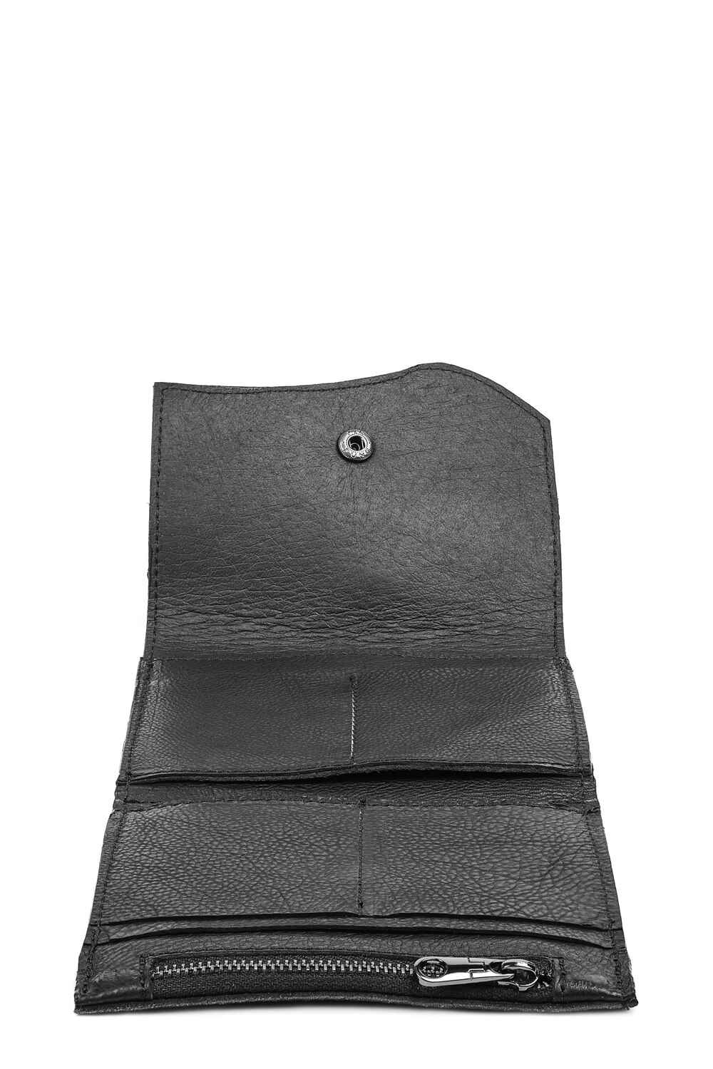 Portofel mini, piele naturala, Koja Concept, negru - eMAG.ro