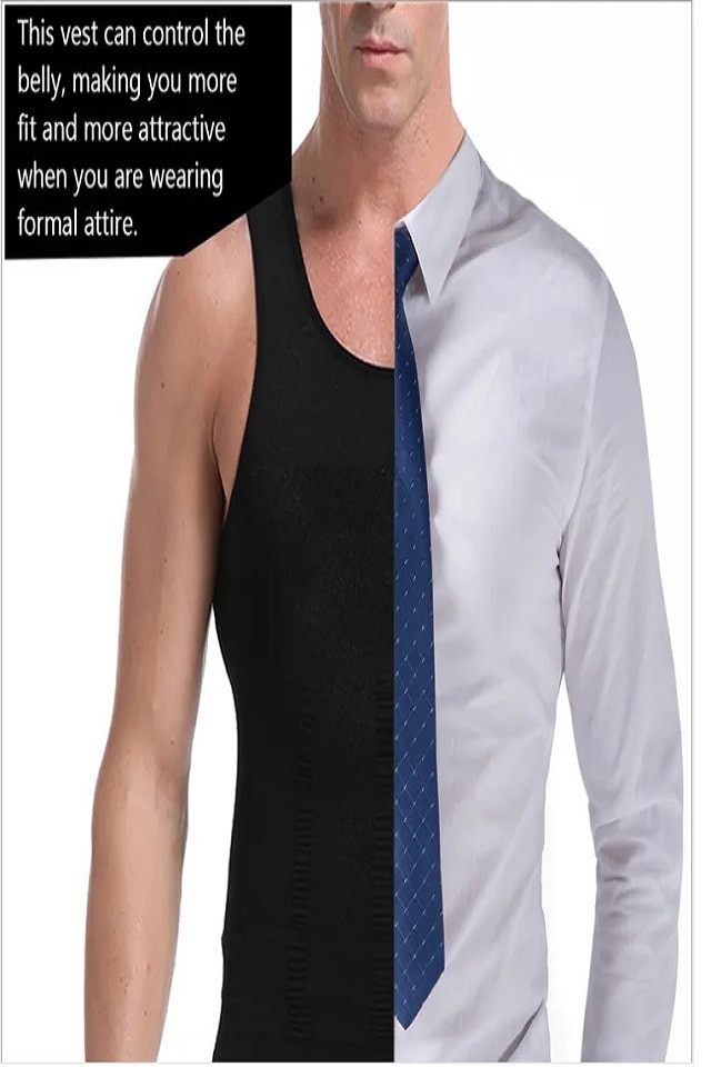 Maiou Pentru Slabit, Cu Efect Modelator, Barbat, Material Respirabil ...