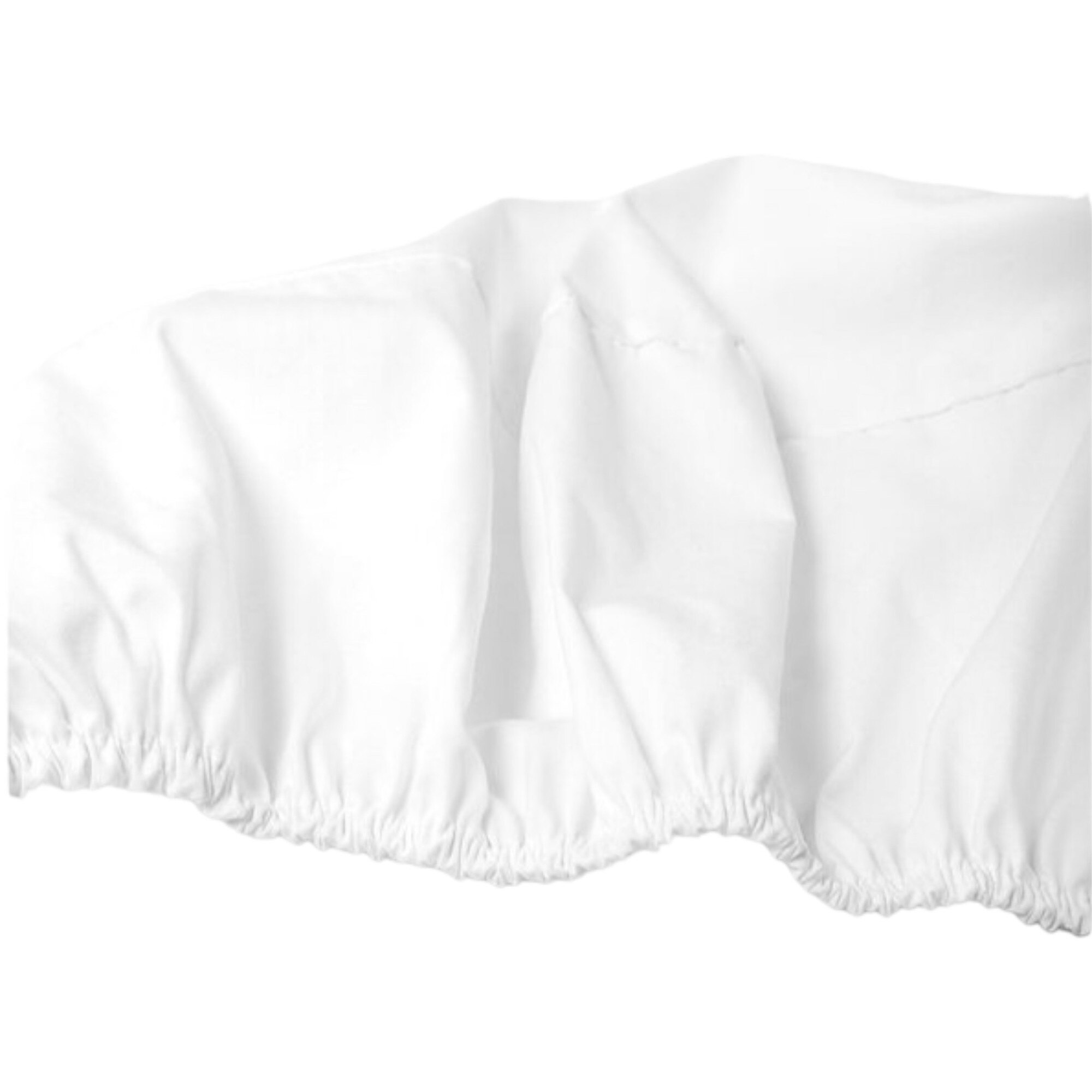 Cearceaf rotund pentru pat bebelus, ALB 75x75 cm, pentru saltea rotunda ...