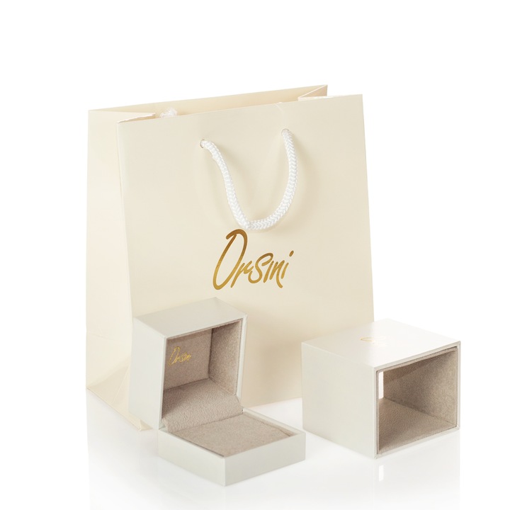 Lantisor din aur 18 K, 3.2 g, pandantiv cruciulita cu diamante negre 0. ...