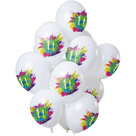 Set 12 Baloane Latex 30 cm 11 ani - eMAG.ro