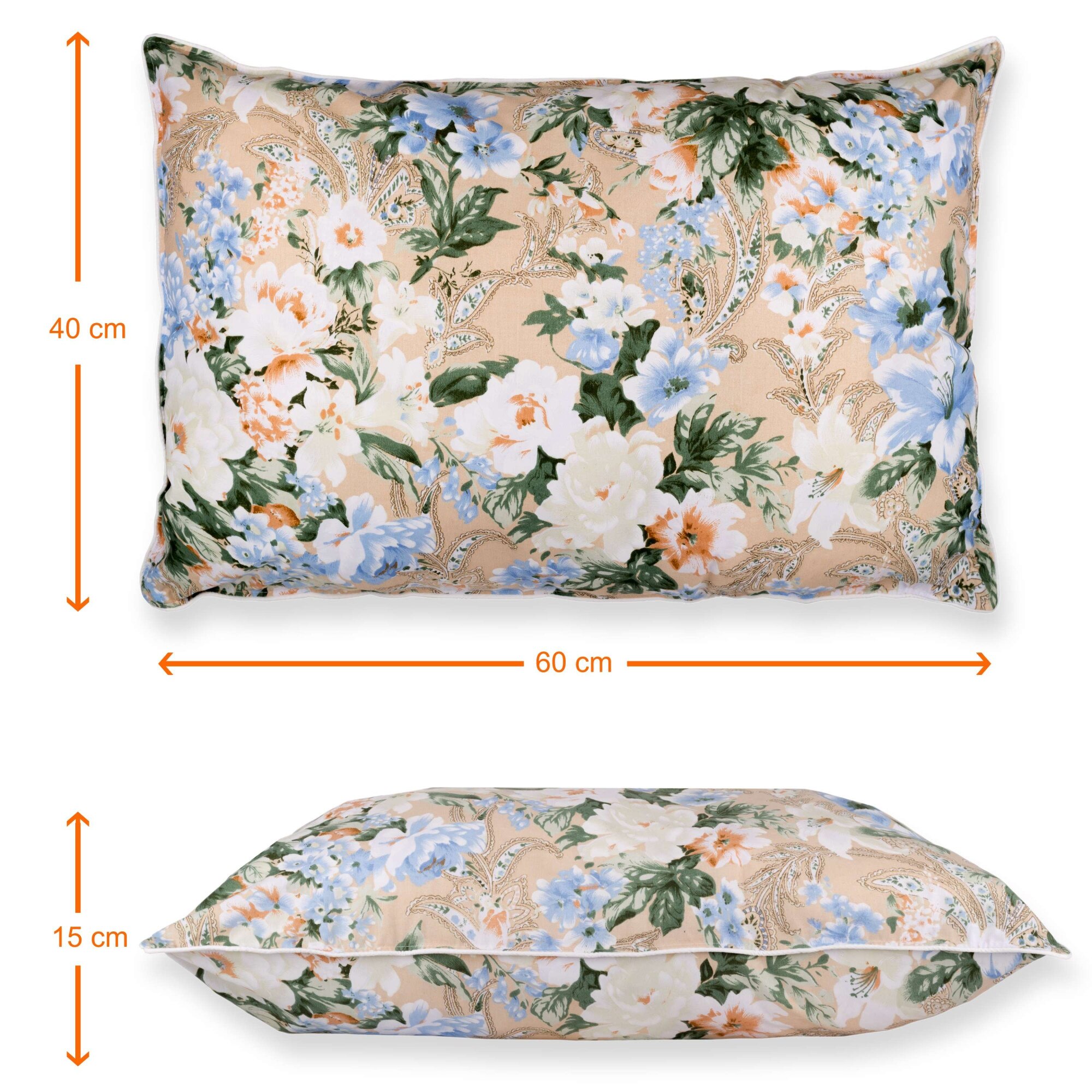 Set de 2 perne Pernador cu 15% puf de gasca si pana pentru copii, 40x60 ...