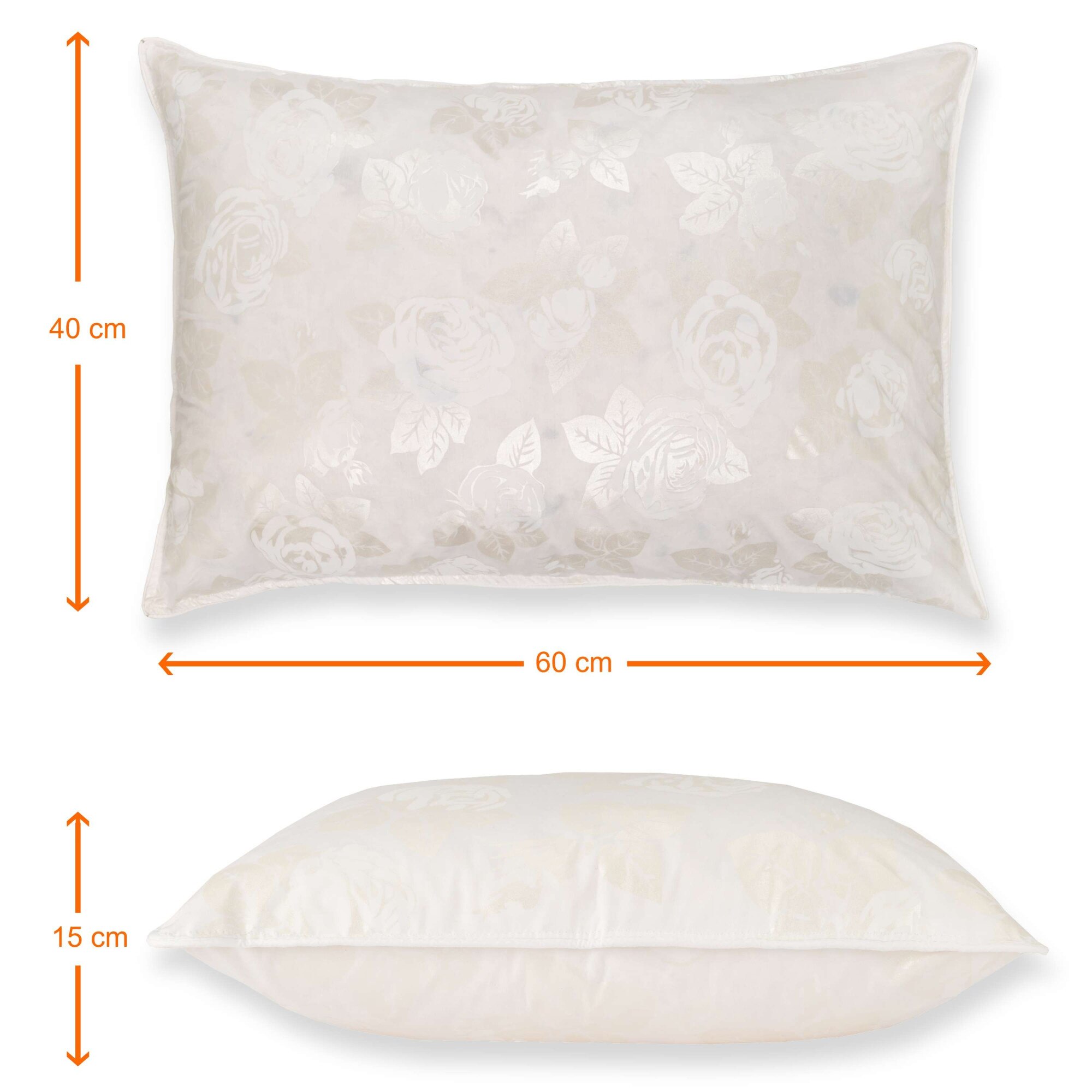 Set de 2 perne Pernador cu 15% puf de gasca si pana pentru copii, 40x60 ...