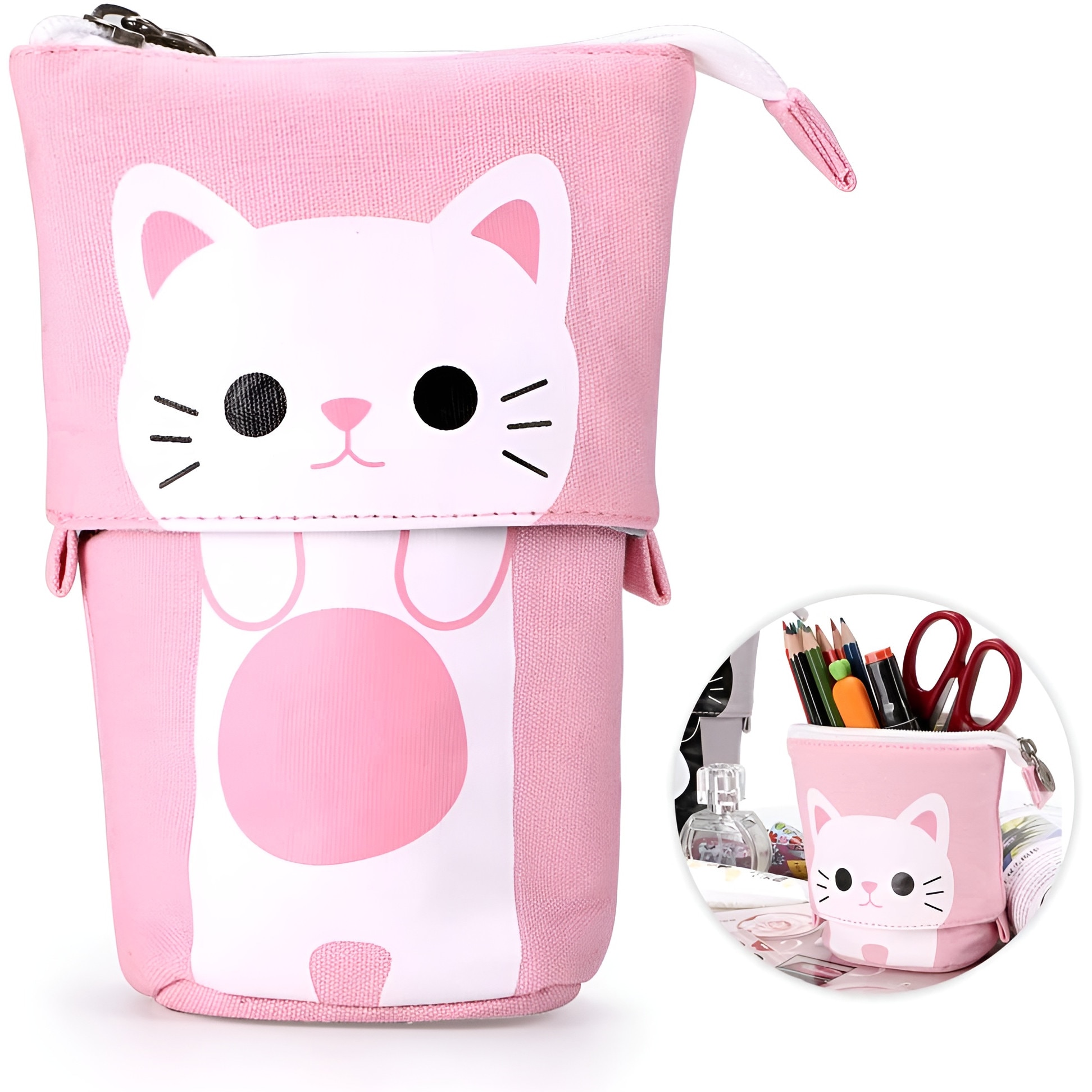 Penar pliabil multifunctional ZEQAS, include un pix si un creion ...