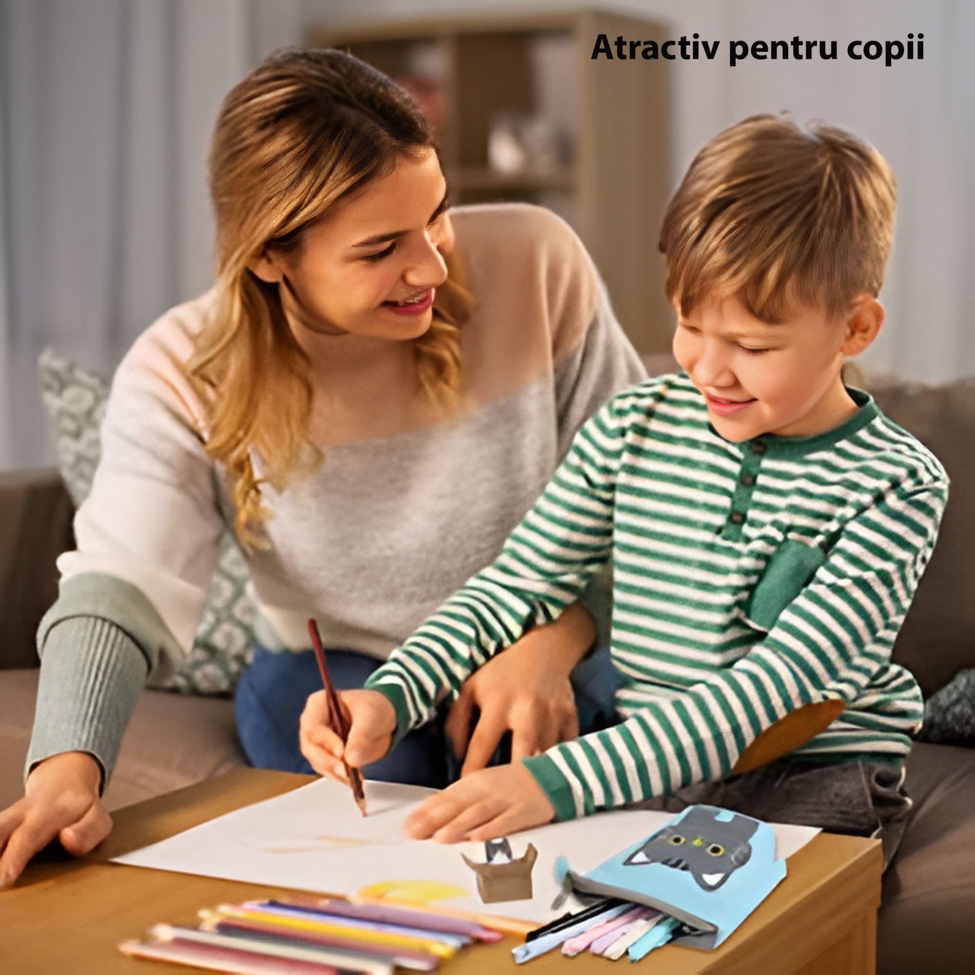 Penar pliabil multifunctional ZEQAS, include un pix si un creion ...