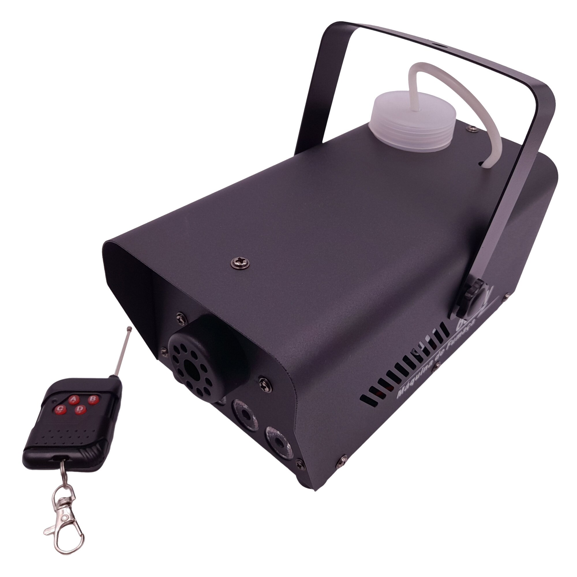 Masina de fum cu LED-uri IdeallStore®, Party Fiesta, 600 W, metalica ...