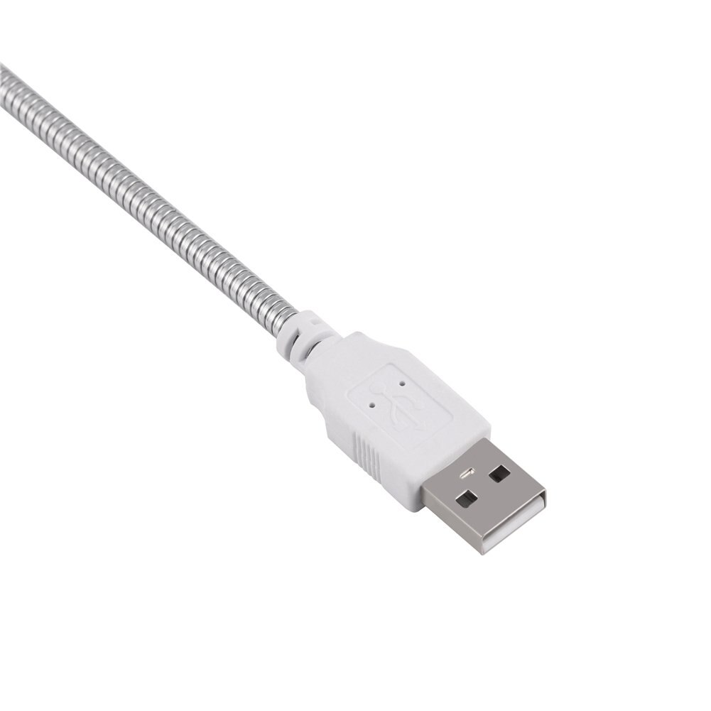 Minilampa USB cu lupa 18 leduri, brat flexibil 28 cm, lumina rece - eMAG.ro