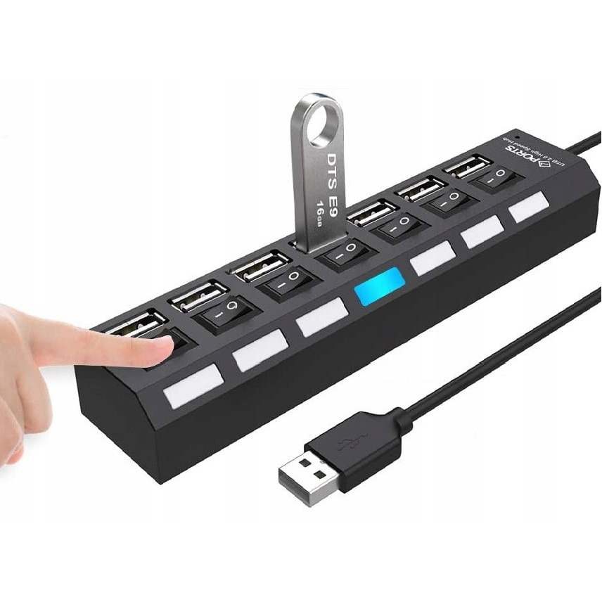 Port elosztó hub usb 7x usb 2.0 - eMAG.hu