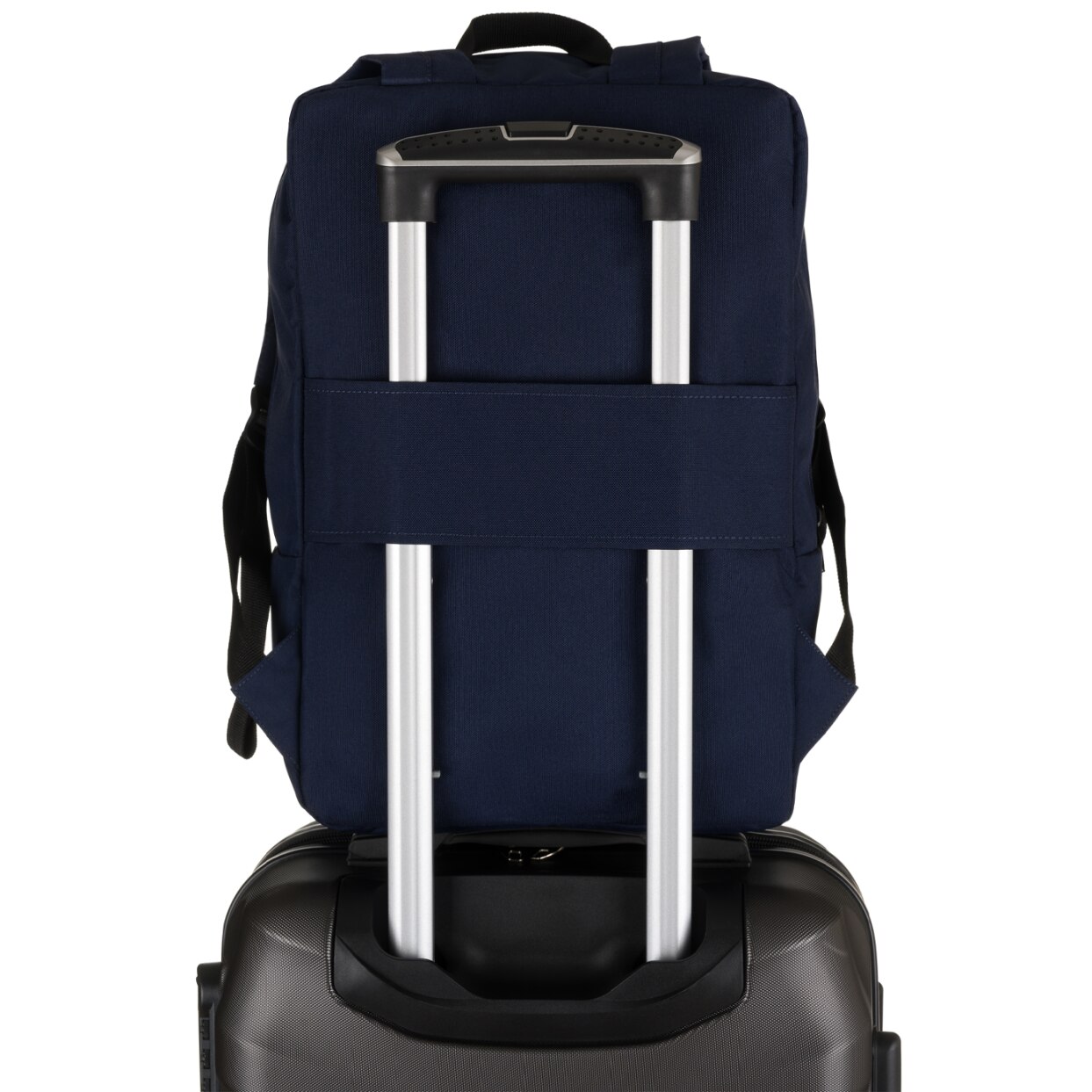 Rucsac de calatorie, Rucsac pentru barbati, poliester, bleumarin ...