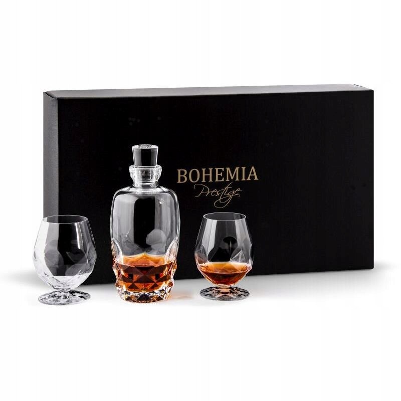 Set pentru coniac, BOHEMIA, Cristal, Transparent - eMAG.ro